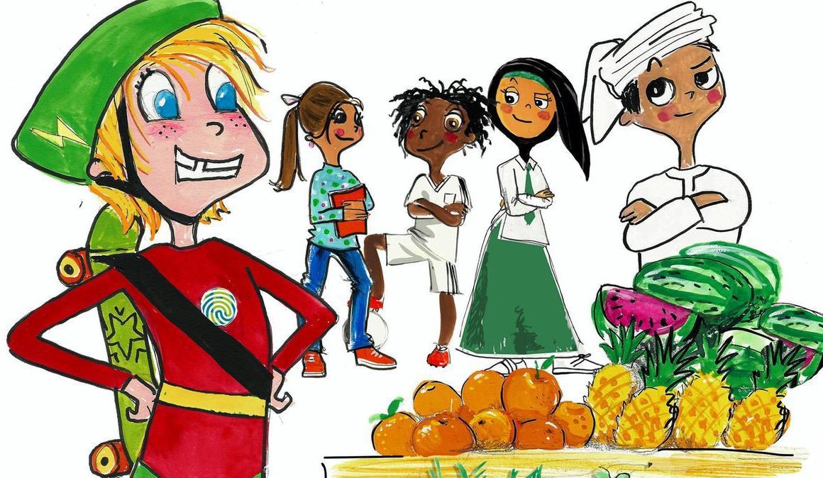 The Eco-Heroes book series, making young people Eco-Aware - Goumbook